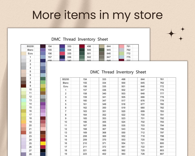 20-count Graph Paper for Cross-stitch With Inch Grid, Printable Cross ...