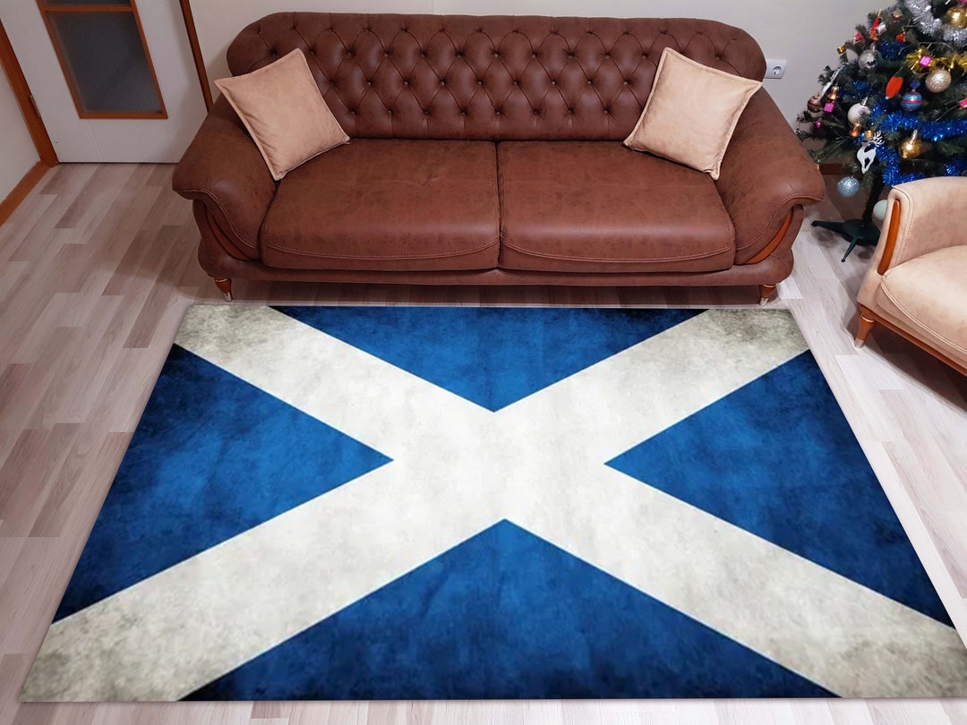 Scotland Rug, Scotland Flag Rug, Flag Home Decor, for Living Room, Area ...