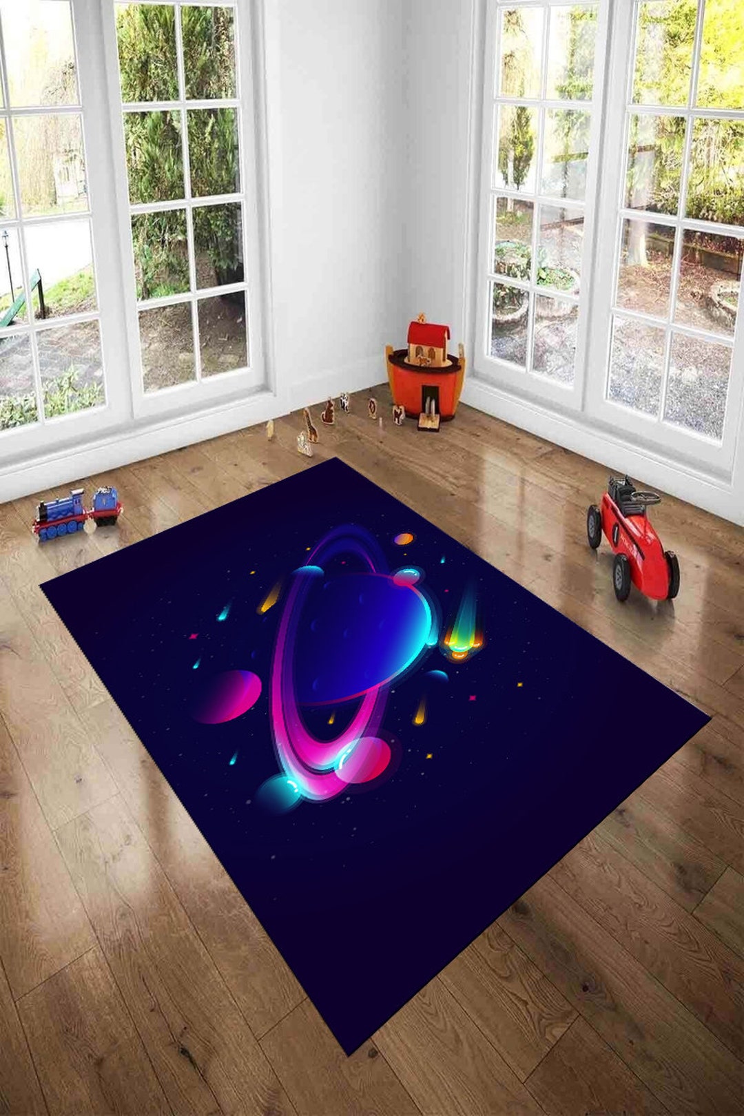 Planet Rug, Universe Rug, Planets Rug, World Rug, Gift for Him Her ...