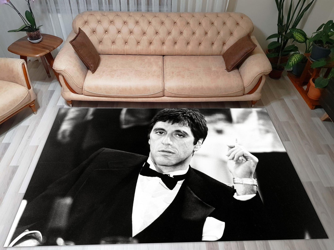 Scarface Rug, Legend Star and Film, Famous Rug, Modern Rug, Film Rug ...