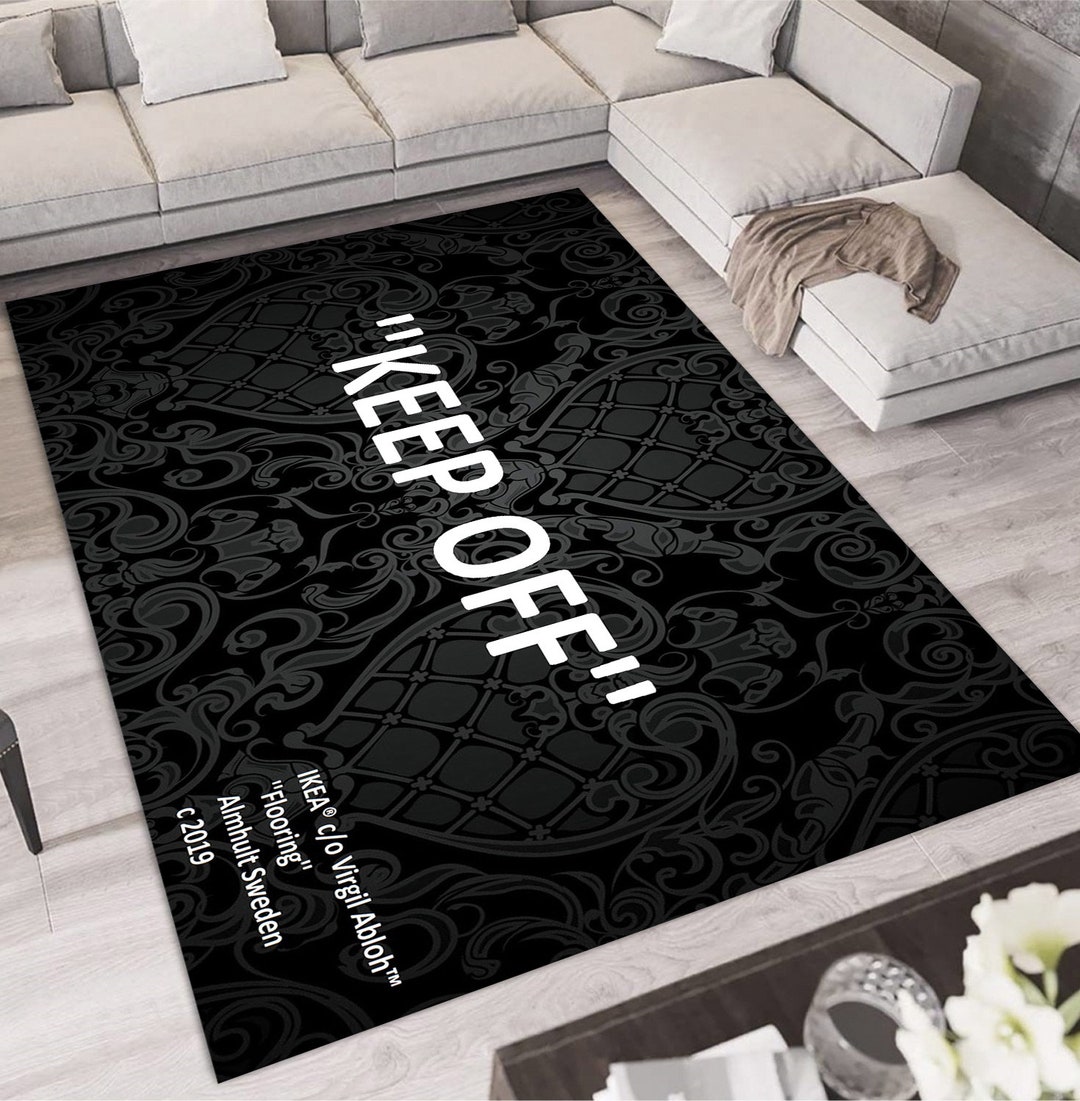 Black Pattern Keep off Rug, Keep off Rug, Keep Off, Keep off Rugs, Keep ...