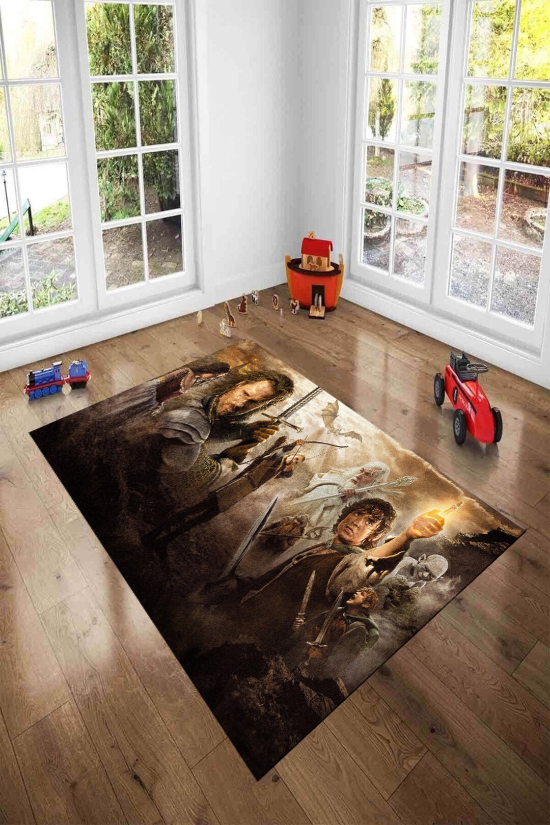 Lord of the Rings Rug, Movie Rug, Ring Rug, Kids Room Rug, for Living ...