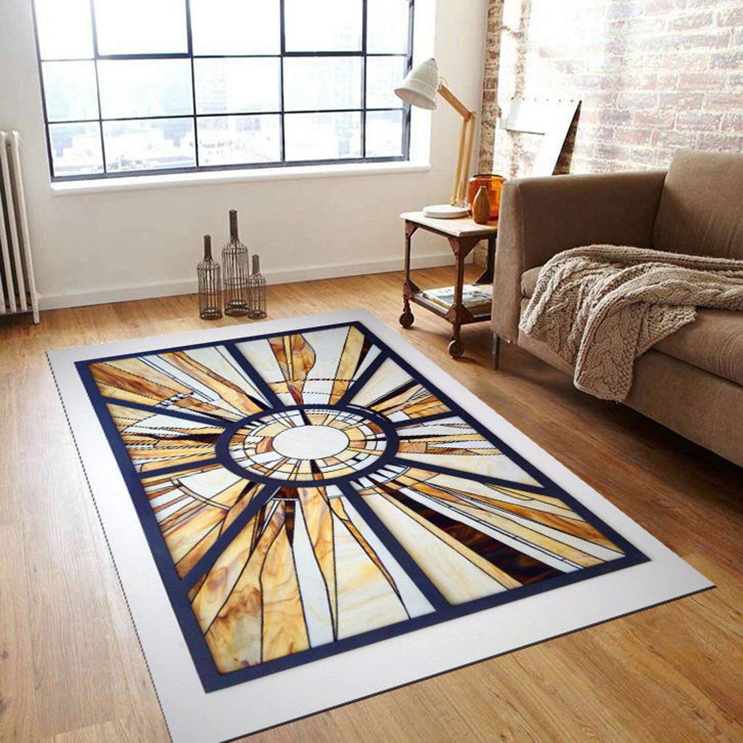 Wood Pattern Rug, Modern Rug, Modern Art Rug, Art Rug, Abstract Rug ...