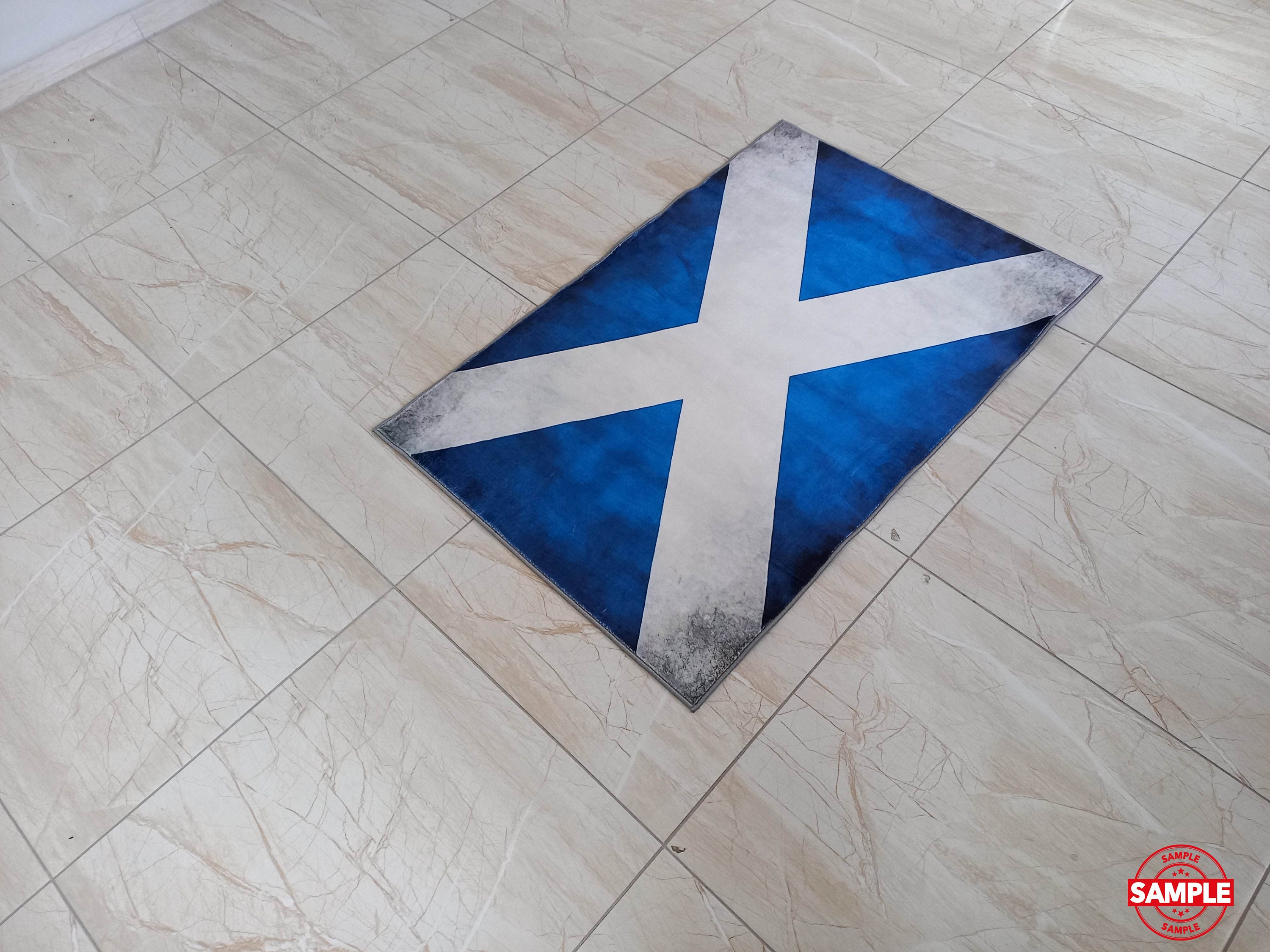 Scotland Rug Scotland Flag Rug Flag Home Decor for Living - Etsy