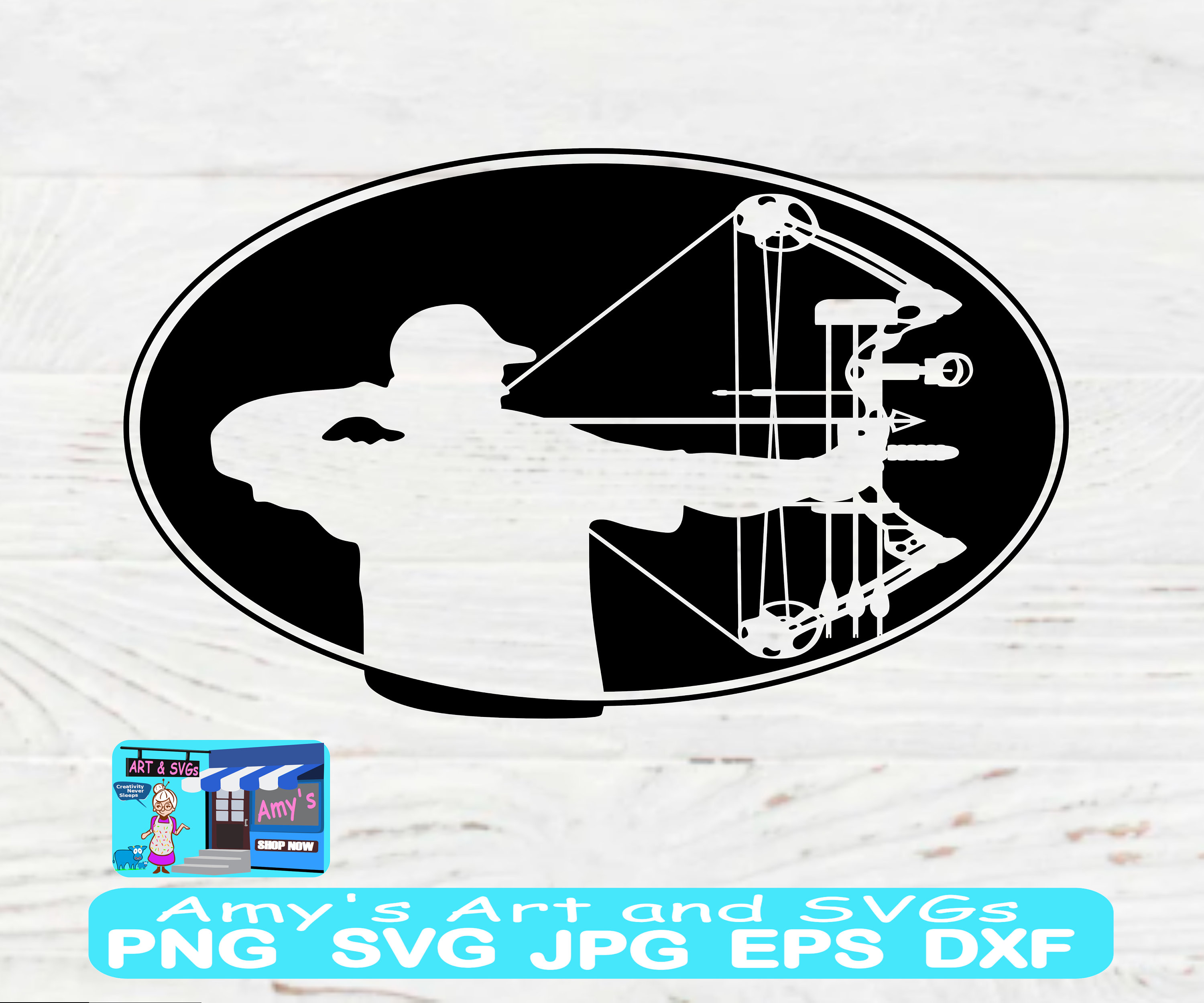 Bow Hunting Svg, Hunting Svg, Deer Hunting Svg, Archery Svg, Bow ...