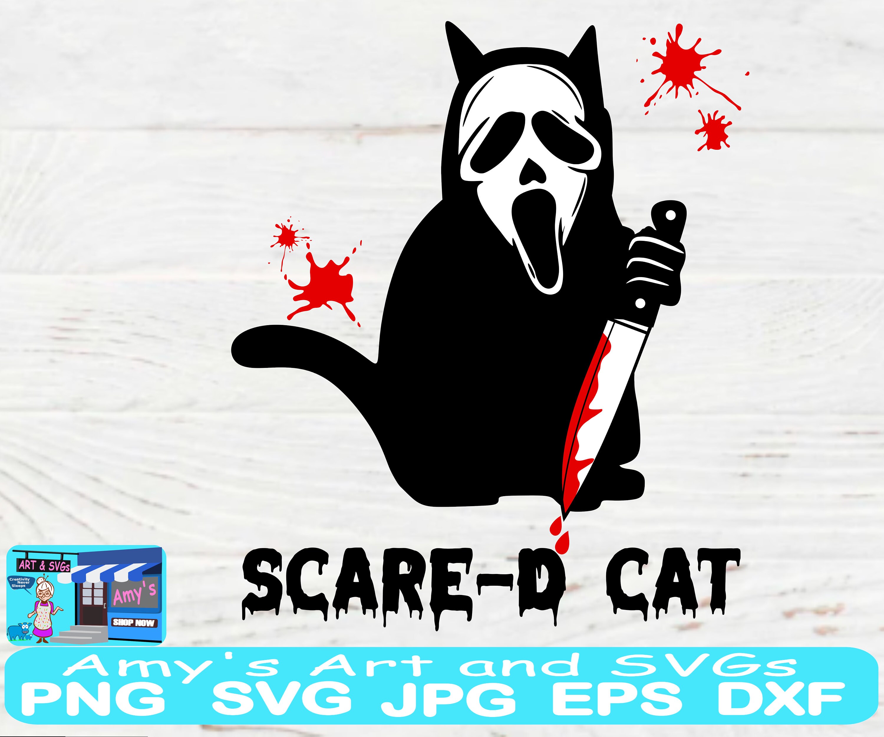 Halloween Cat Svg, Spooky Cat Svg, Halloween Svg, Black Cat Svg, Cat ...