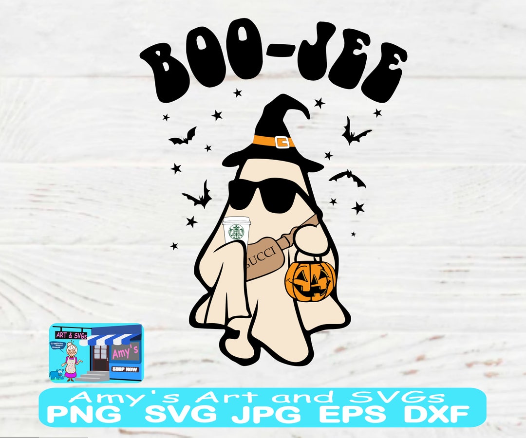 Boo Jee Ghost Svg Png Boo Jee Ghost Svg Png Funny Ghost Etsy
