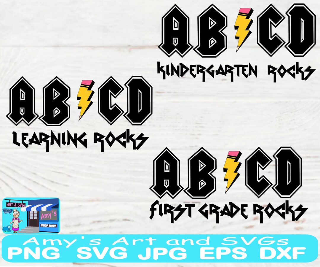 Bundle Svg ABCD Svg Back to School Svg School SVG Teacher - Etsy