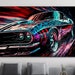 Fall Home Luxury Racing Graffiti Painting Pop Supercar Poster Canvas ...