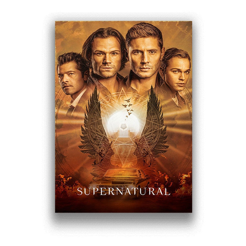 Supernatural Posters TV Play Series Supernatural Movie Nordic Poster ...