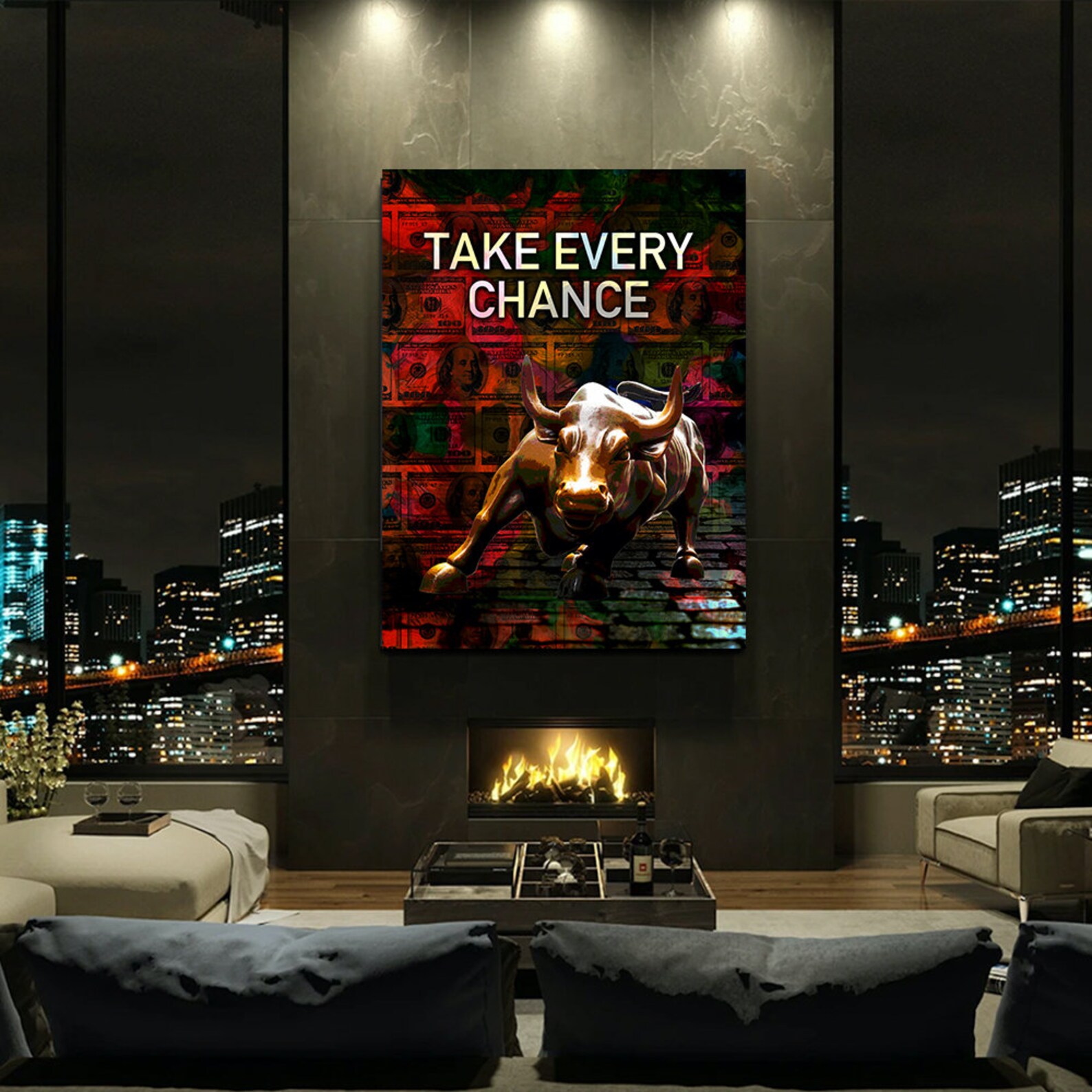 TAKE EVERY CHANCE, Motivational Office Decor, Inspirational Posters ...