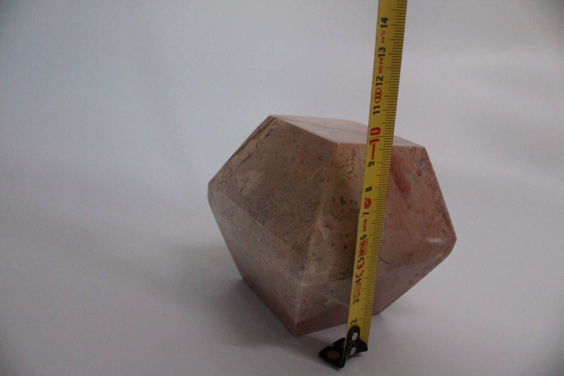 Geometric Pink Marble Pedestal, Plinth Handmade Product 10 Cm Height - Etsy