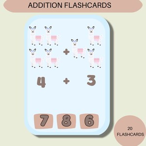 Addition Flash Cards/ Addition Clip Cards/ Addition - Etsy