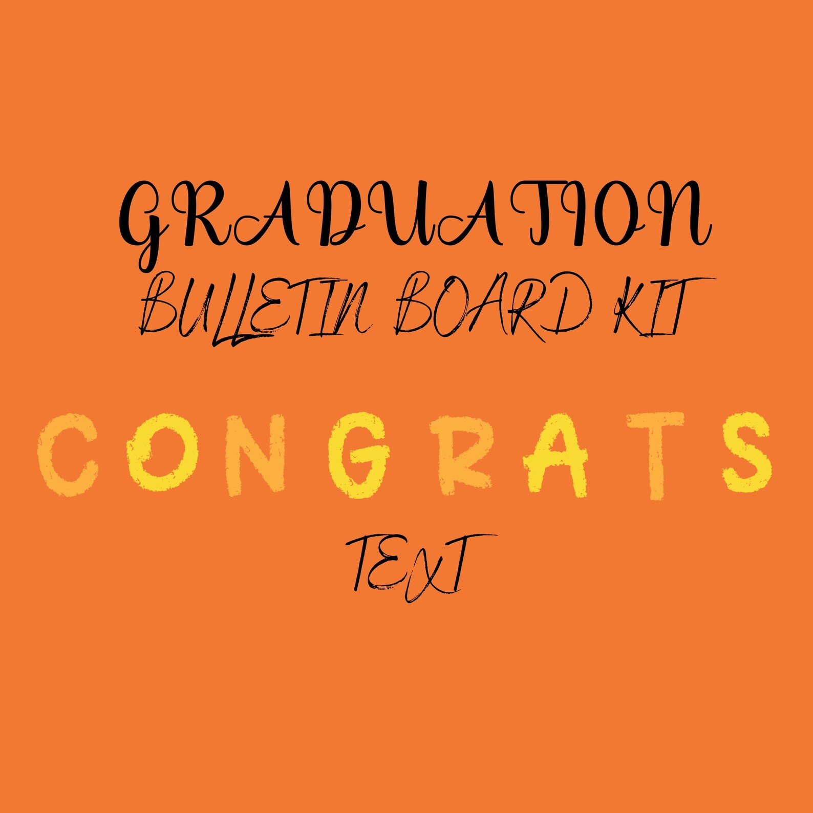 Graduation Bulletin Board Kit/graduation Bulletin Board/elementary ...