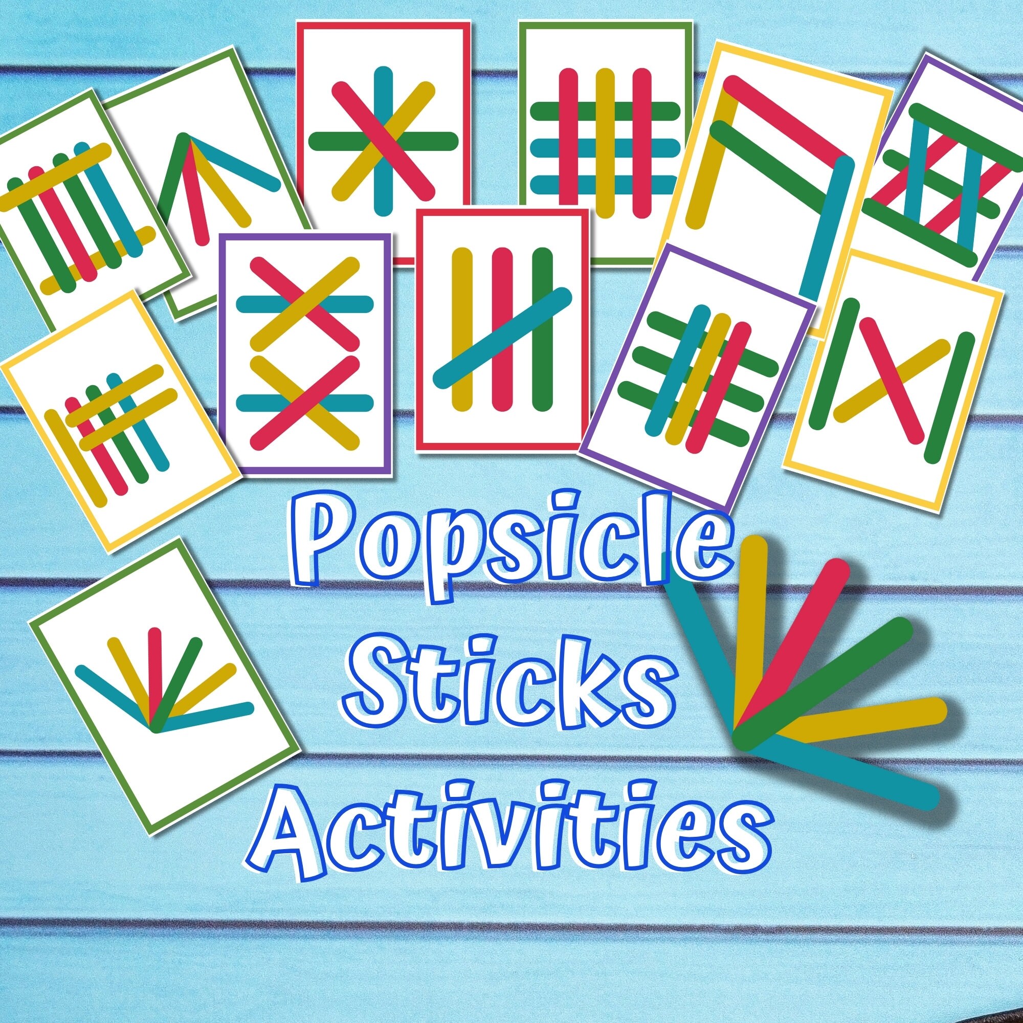 Popsicle Stick Crafting Guide - Selectable A5 or US Letter Printables ...