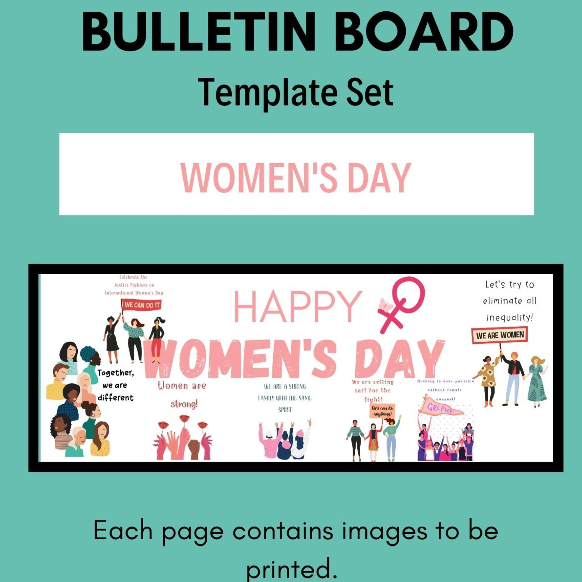 Feminist Posters / Bulletin Board Kit / Classroom Decor / Classroom ...