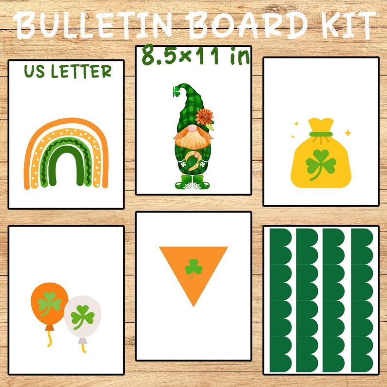 St Patrick's Day Bulletin Board/ March Classroom Bulletin Board/ St ...