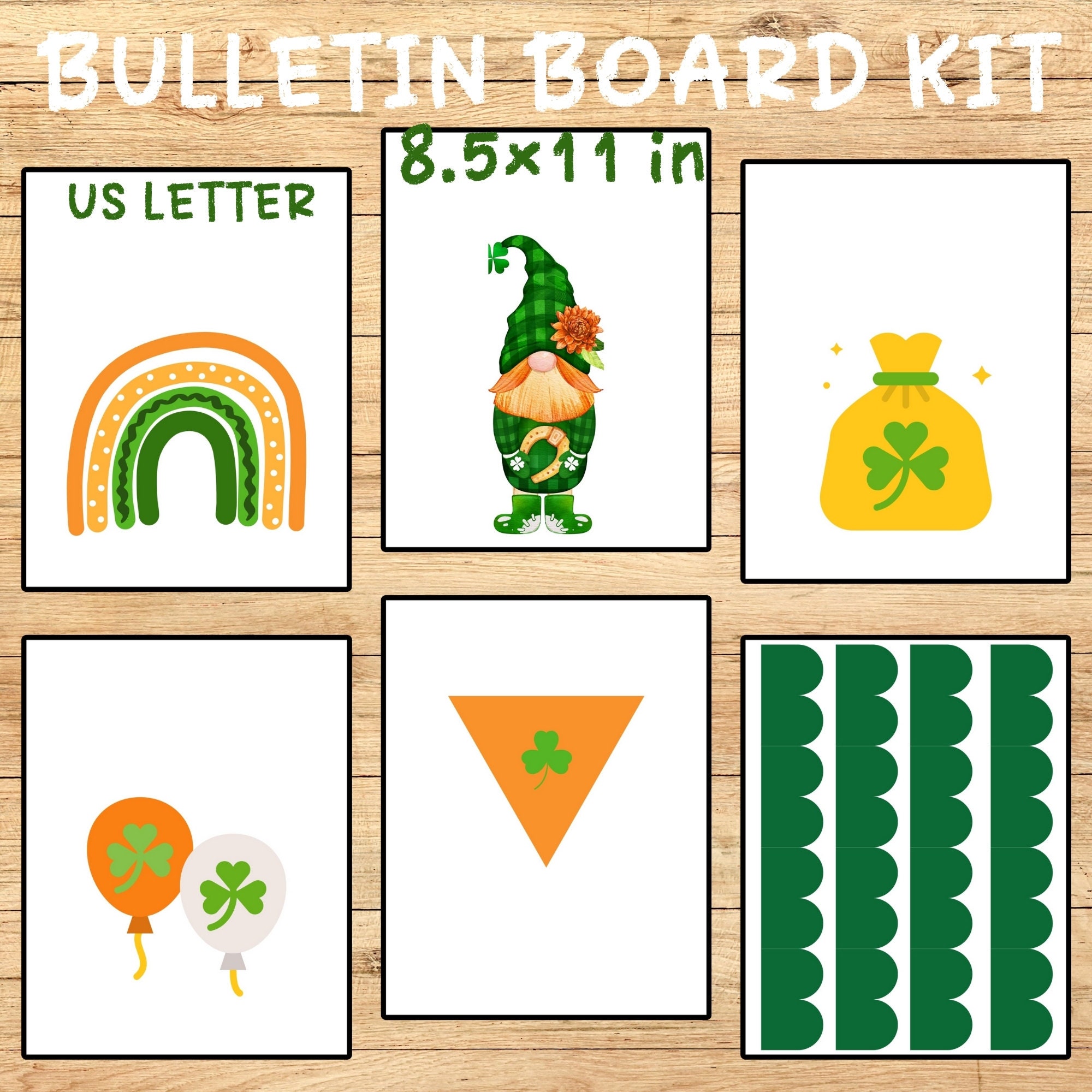 St Patrick's Day Bulletin Board/ March Classroom Bulletin Board/ St ...