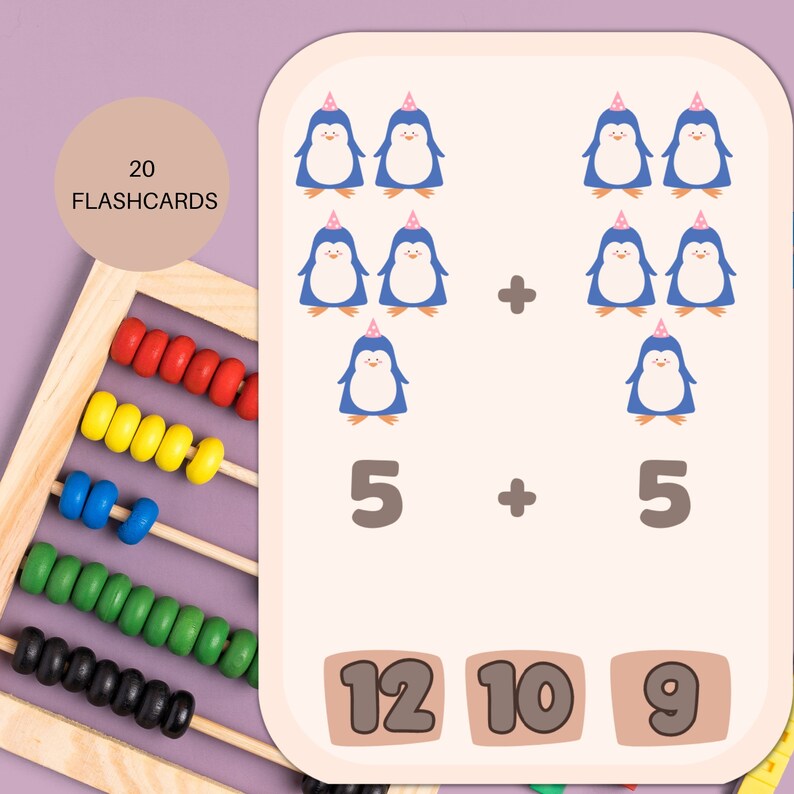 Addition Flash Cards/ Addition Clip Cards/ Addition - Etsy