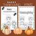 Printable Thanksgiving 10 Coloring Pages / Turkey Day Fun / 10 - Etsy