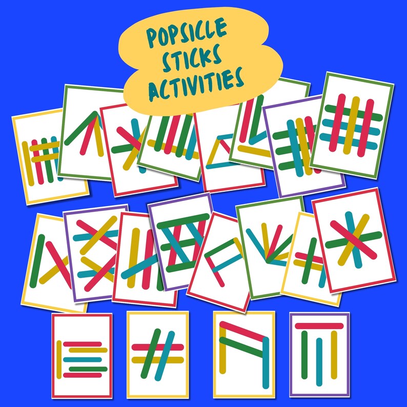 Popsicle Stick Crafting Guide - Selectable A5 or US Letter Printables ...