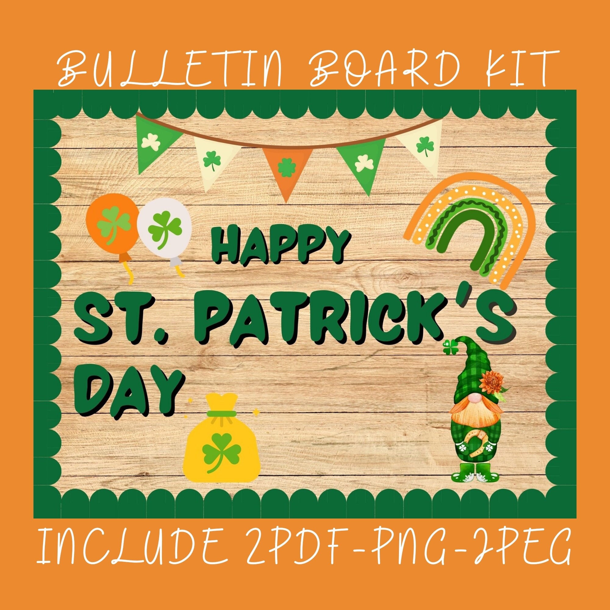 St Patrick's Day Bulletin Board/ March Classroom Bulletin Board/ St ...