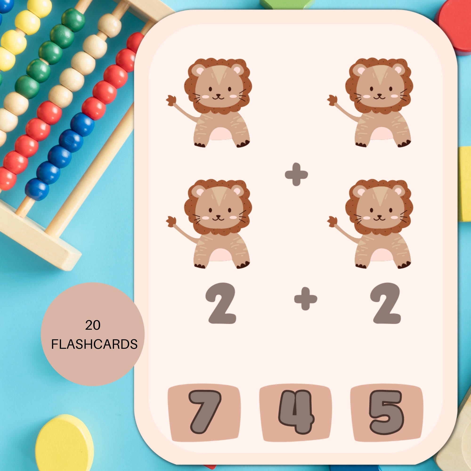 Addition Flash Cards/ Addition Clip Cards/ Addition - Etsy