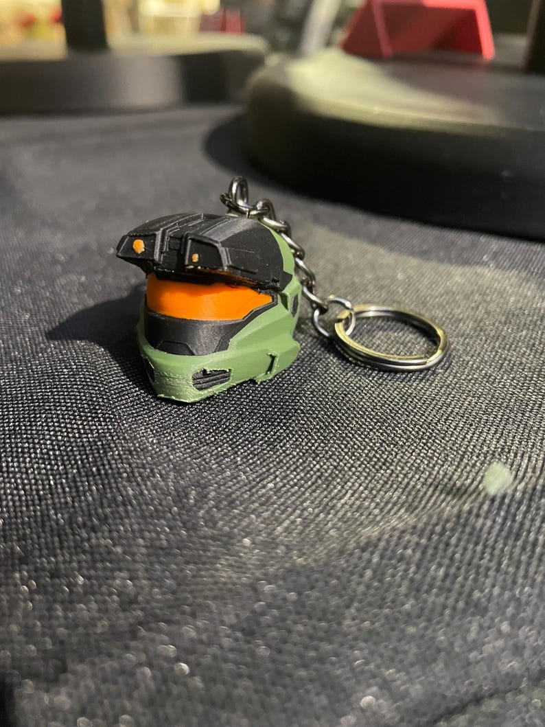 Halo Helmet Keychain - 3D Printed Fan Art - Etsy