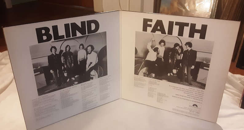 Blind Faith Self-titled Record Lp U.K. Pressing 1969 Polydor Excellent ...