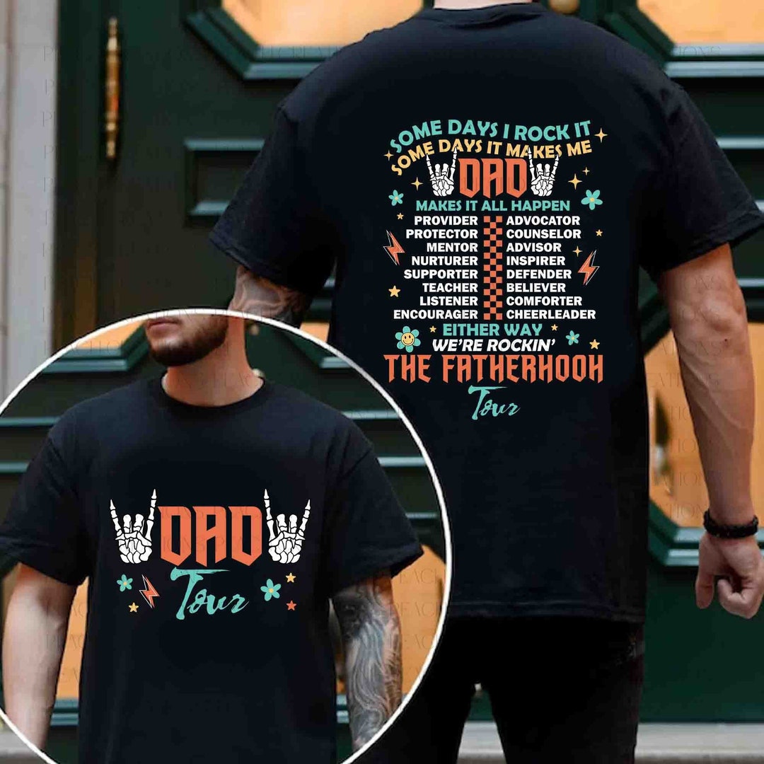 Dad Tour Make It All Happen PNG, the Fatherhood Tour Png, Father's Day ...