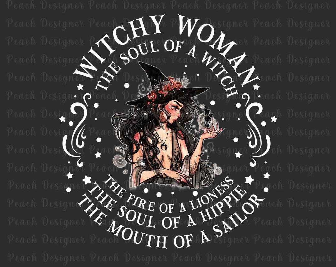 Witch Woman the Soul of A Witch PNG, Halloween Png, Halloween Witch Png ...