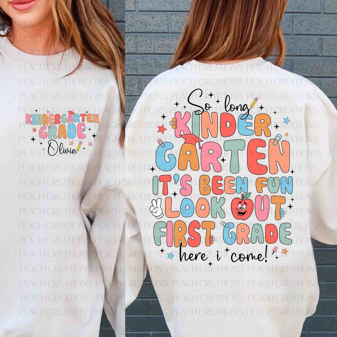 So Long Svg, Graduation 2024 Svg, Last Day of Preschool, Pre K Graduate ...