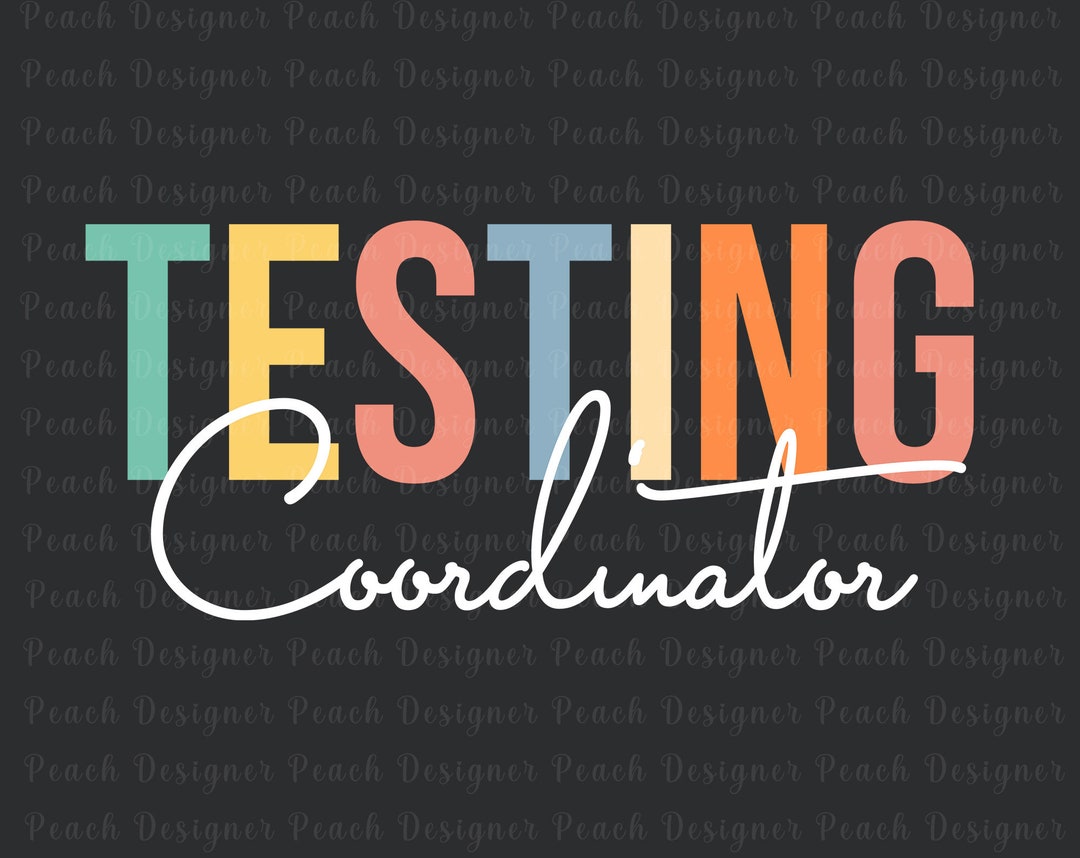 Testing Coordinator SVG Testing Day Svg Teacher Life Svg - Etsy