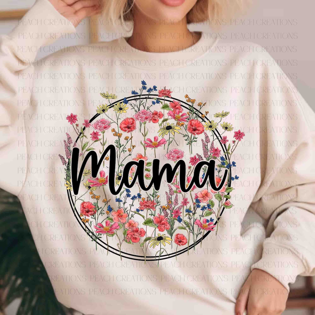 Retro Mama PNG, Floral Mom Png, Boho Mama Png, Mama Png, Mom ...