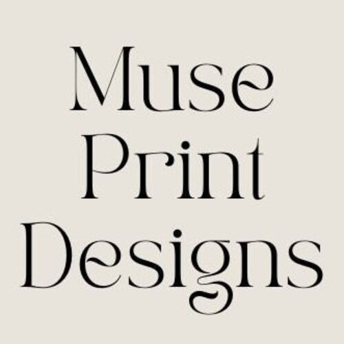 MusePrintDesigns - Etsy