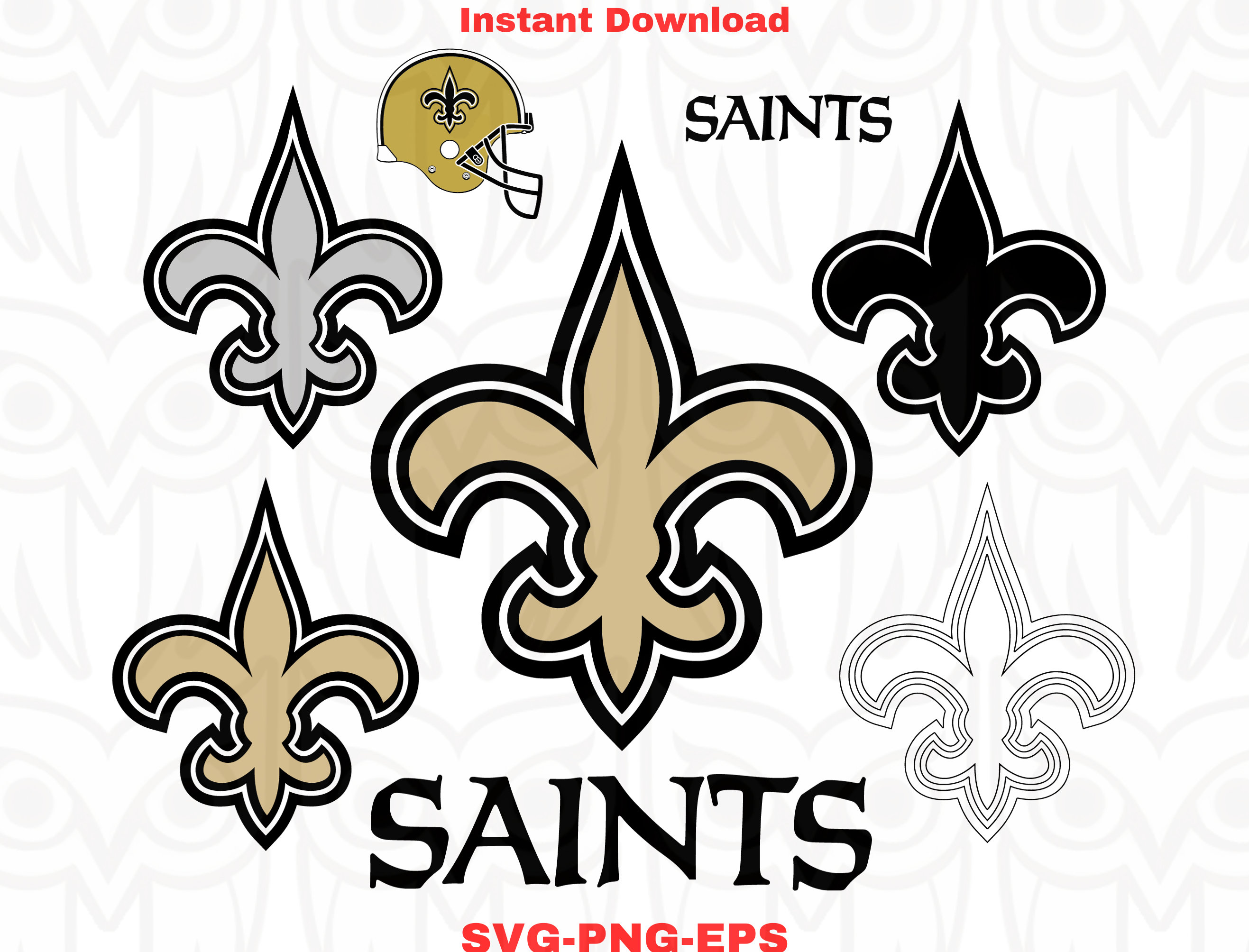 New Orlean Saints Svg Saints Symbol Svg Saints Orleans New - Etsy Australia
