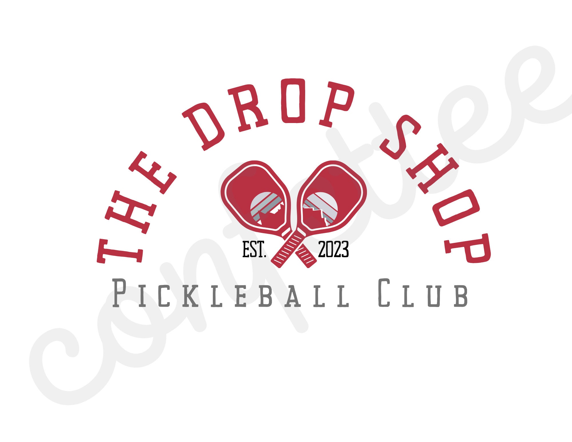 Customizable Pickleball Club Logo digital Art jpg png download - Etsy