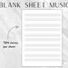Printable Music Sheets Blank Music Paper Plain Staff Paper Compose ...