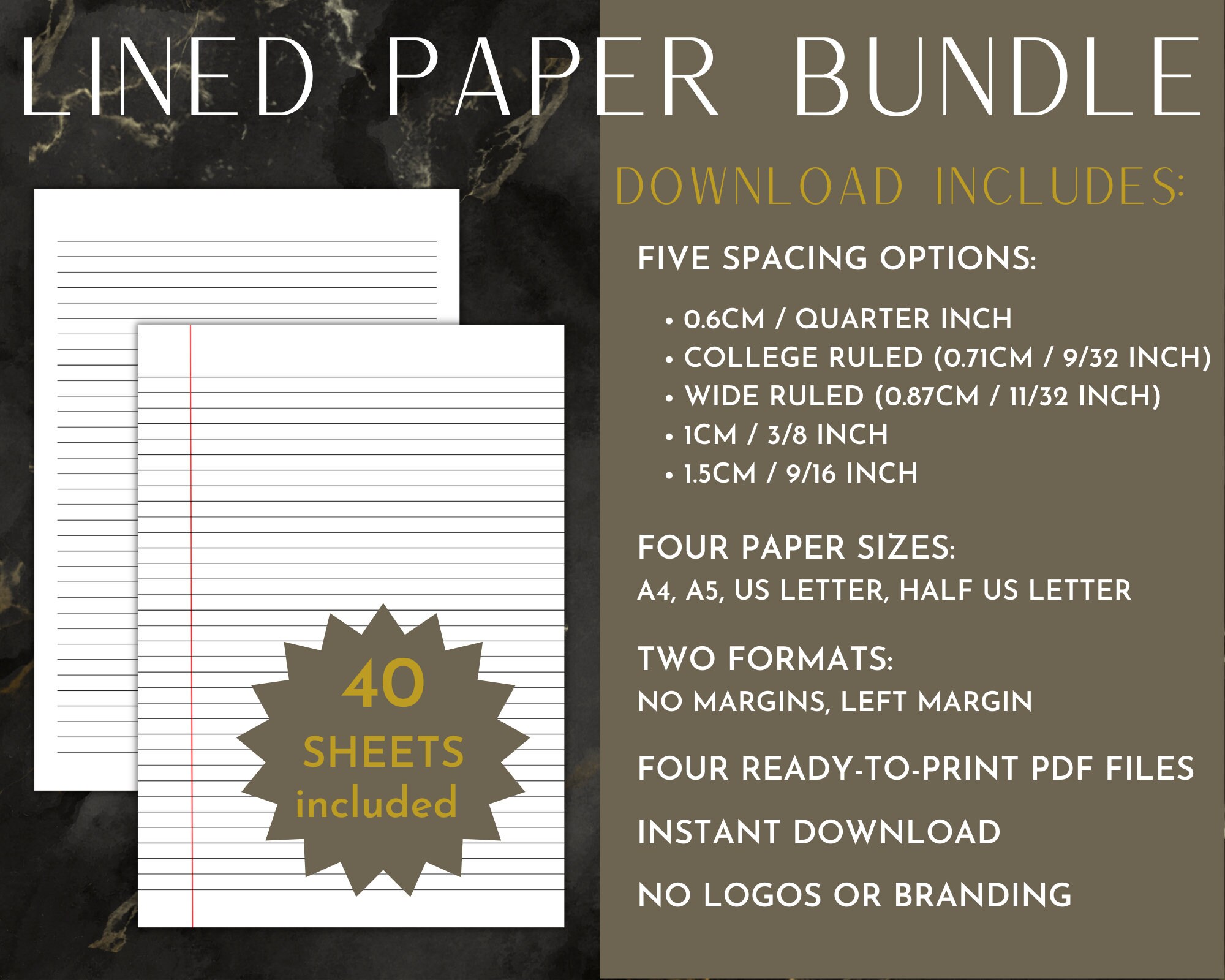 Understanding Types Of Lined Paper (Including Lined Paper, 56% OFF