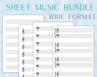 Staff Paper Printable - Etsy