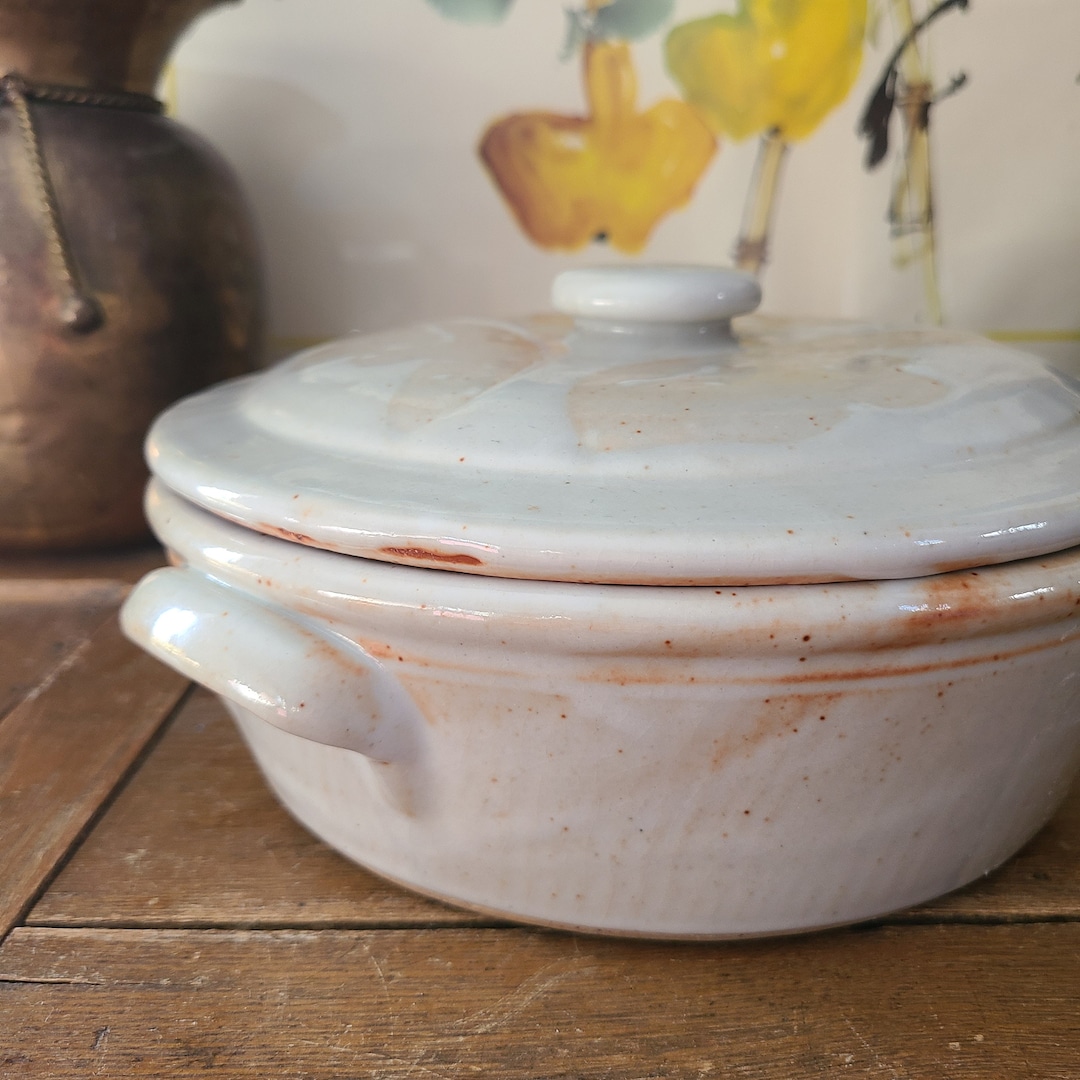 Studio Pottery Stoneware Casserole With Lid - Etsy