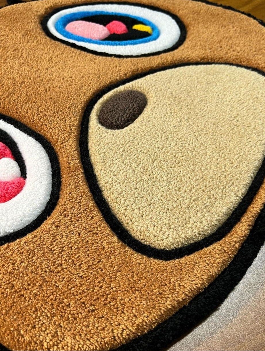 Kanye West Hand Tufted Rug Graduation Bear Custom Rug Customized Gift ...