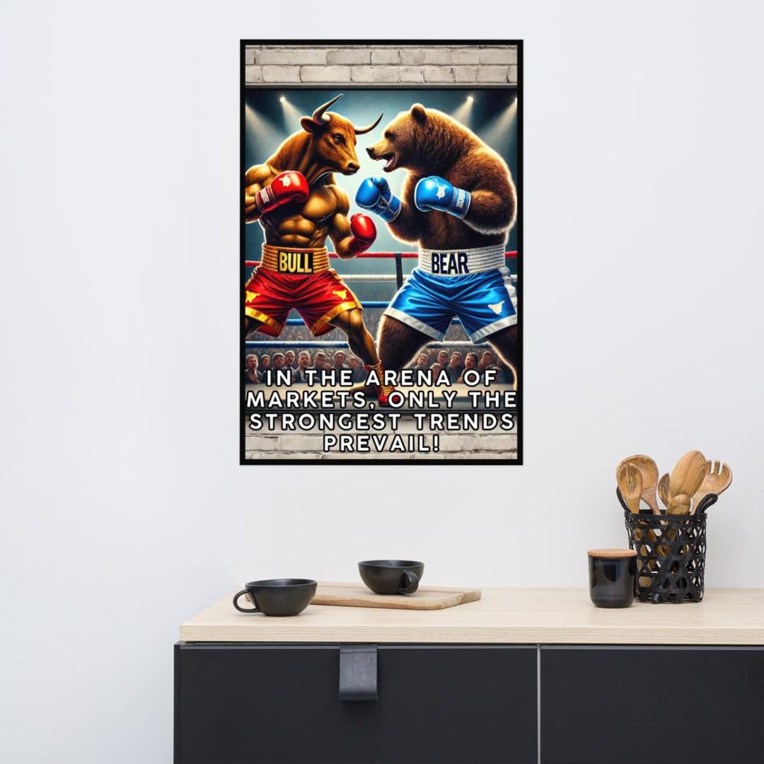 Bear Vs Bull Boxing Poster - Etsy
