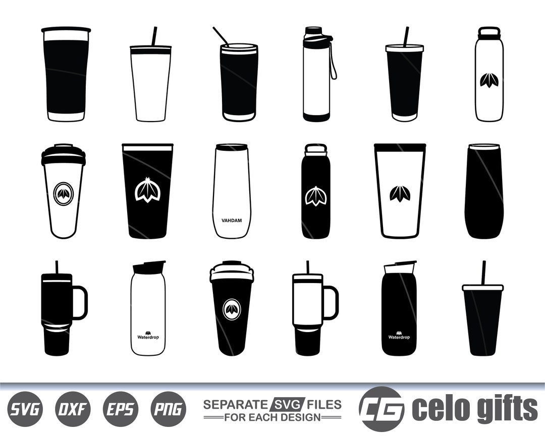 Tumbler SVG, Tumbler Vector, Cricut File, Clipart, Silhouette, Cuttable ...