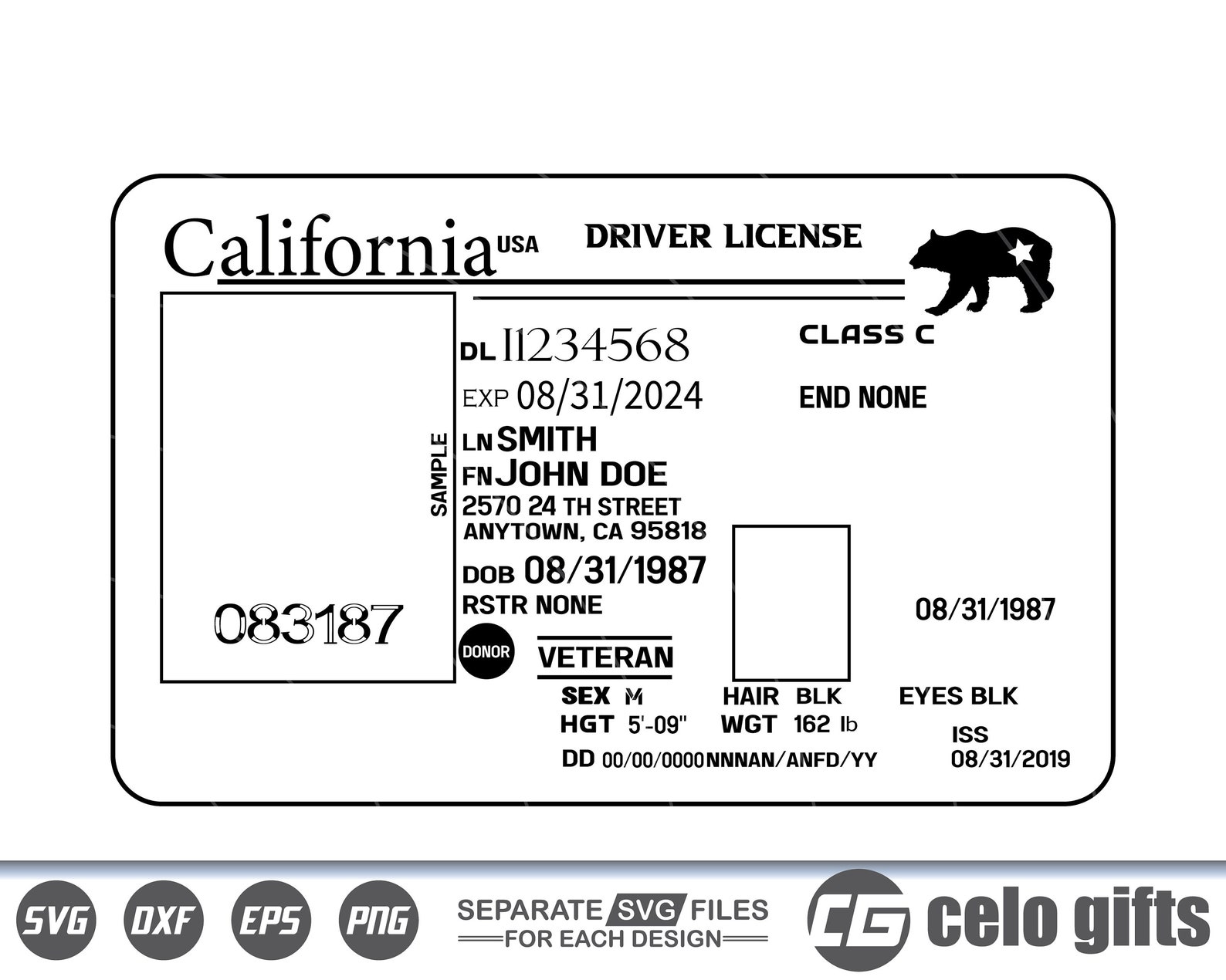 Drivers License SVG, Drivers License Vector, Cricut File, Clipart ...