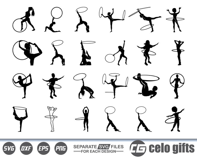 Hula Hoop SVG Hula Hoop Vector Cricut File Clipart - Etsy