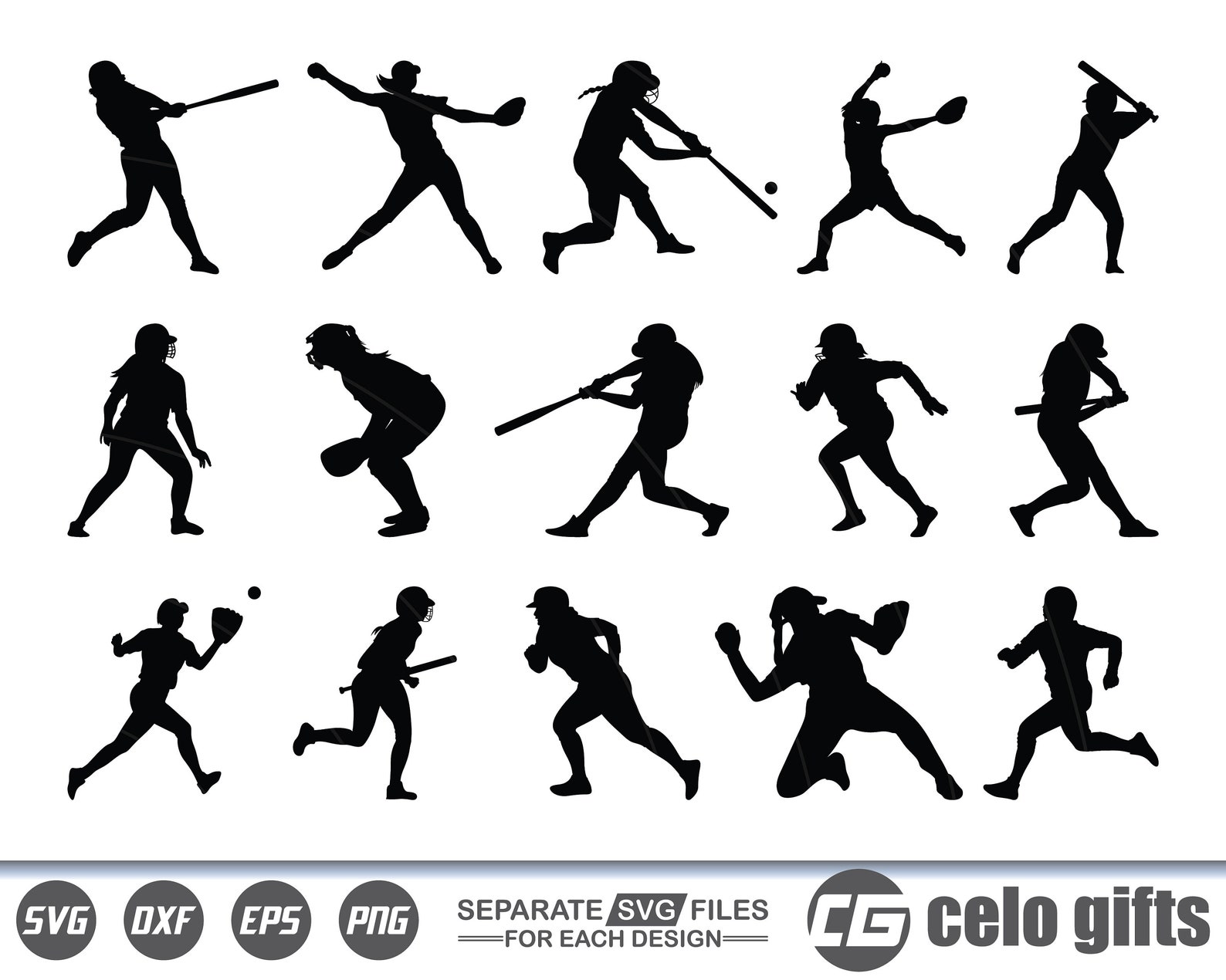 Softball Girl SVG, Softball Girl Vector, Cricut File, Clipart ...
