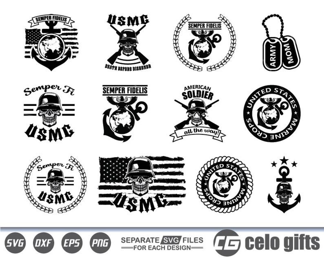 Army SVG, Army Vector, Cricut File, Clipart, Silhouette, Cuttable ...