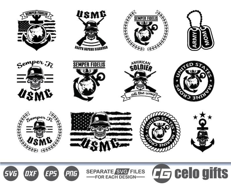 Army SVG, Army Vector, Cricut File, Clipart, Silhouette, Cuttable ...