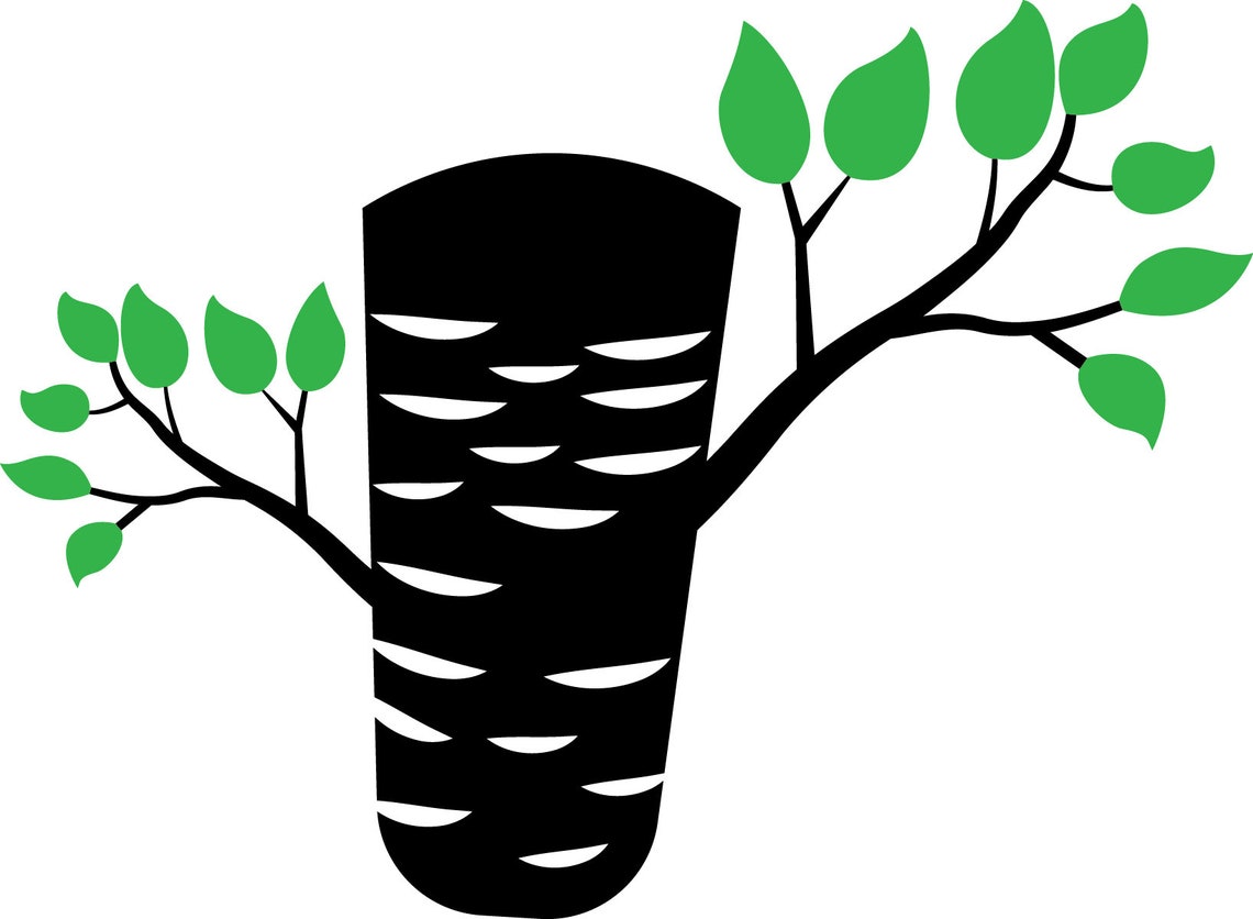 Birch Tree SVG, Birch Trees Vector, Cricut File, Clipart, Silhouette ...